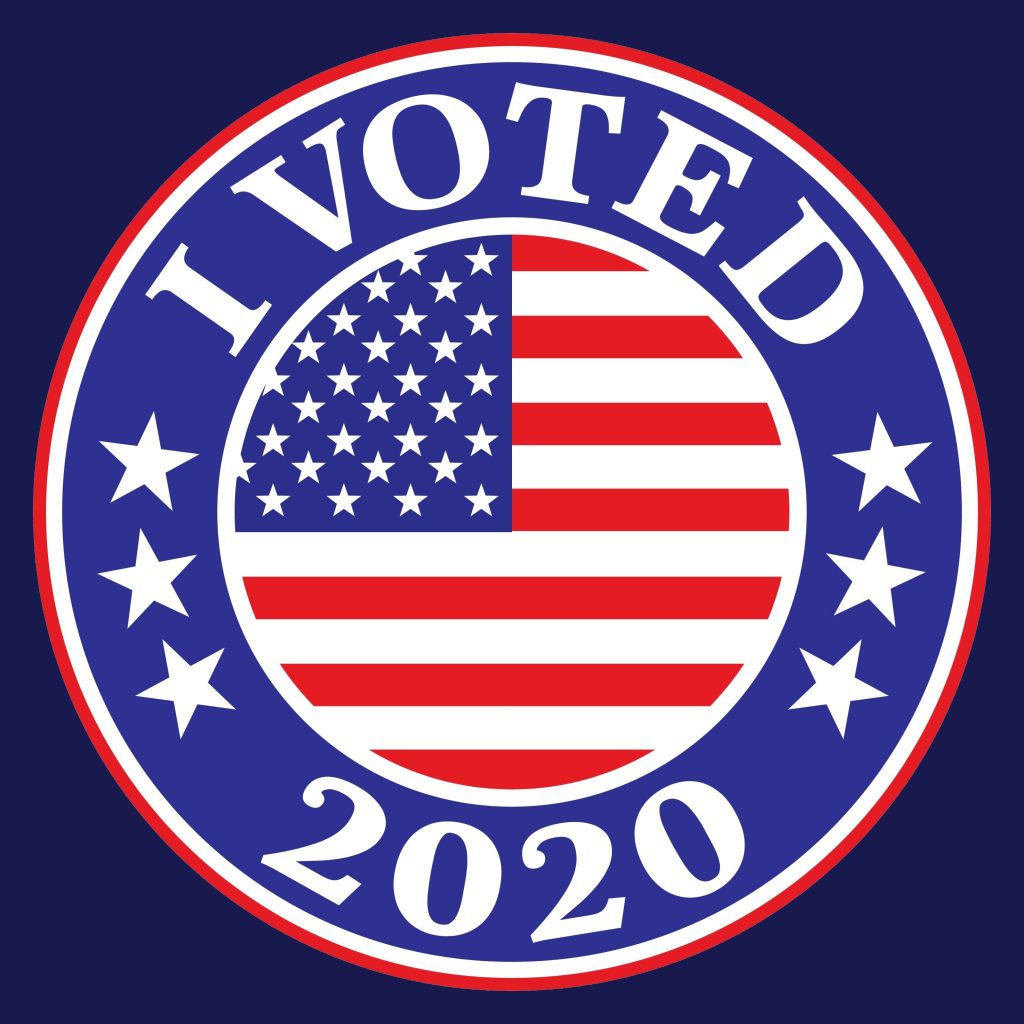 I Voted Sticker 2020 – Noolyo.com